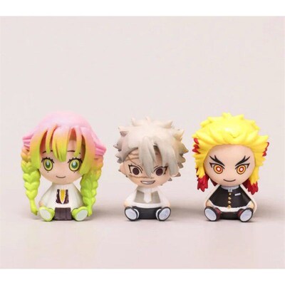 6pcs/set Demon Slayer Tomioka Giyuu Kanroji Mitsuri Iguro Ob