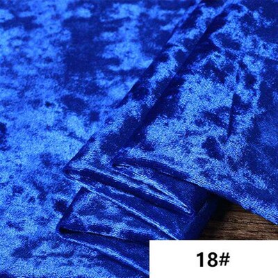 3/5/10m Sretch Crushed Velvet Fabric Upholstery Velour Cloth