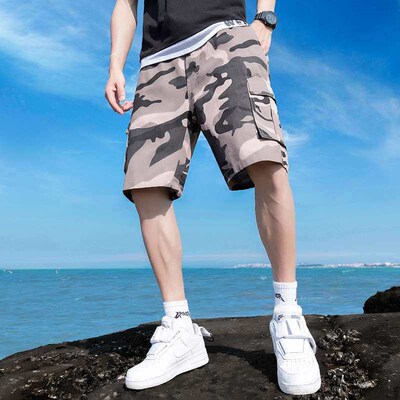 Summer Loose Mens Fashionable Tooling Shorts Plus Fertilize