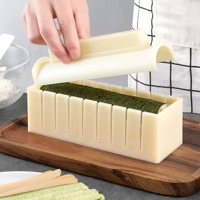 Diy Sushi Maker Rice Circular Mold Seaweed Cake Plastic Mold