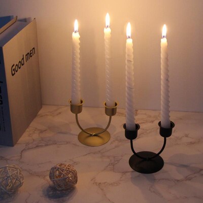 nordic candlelight dinner prop candlestick candle holder