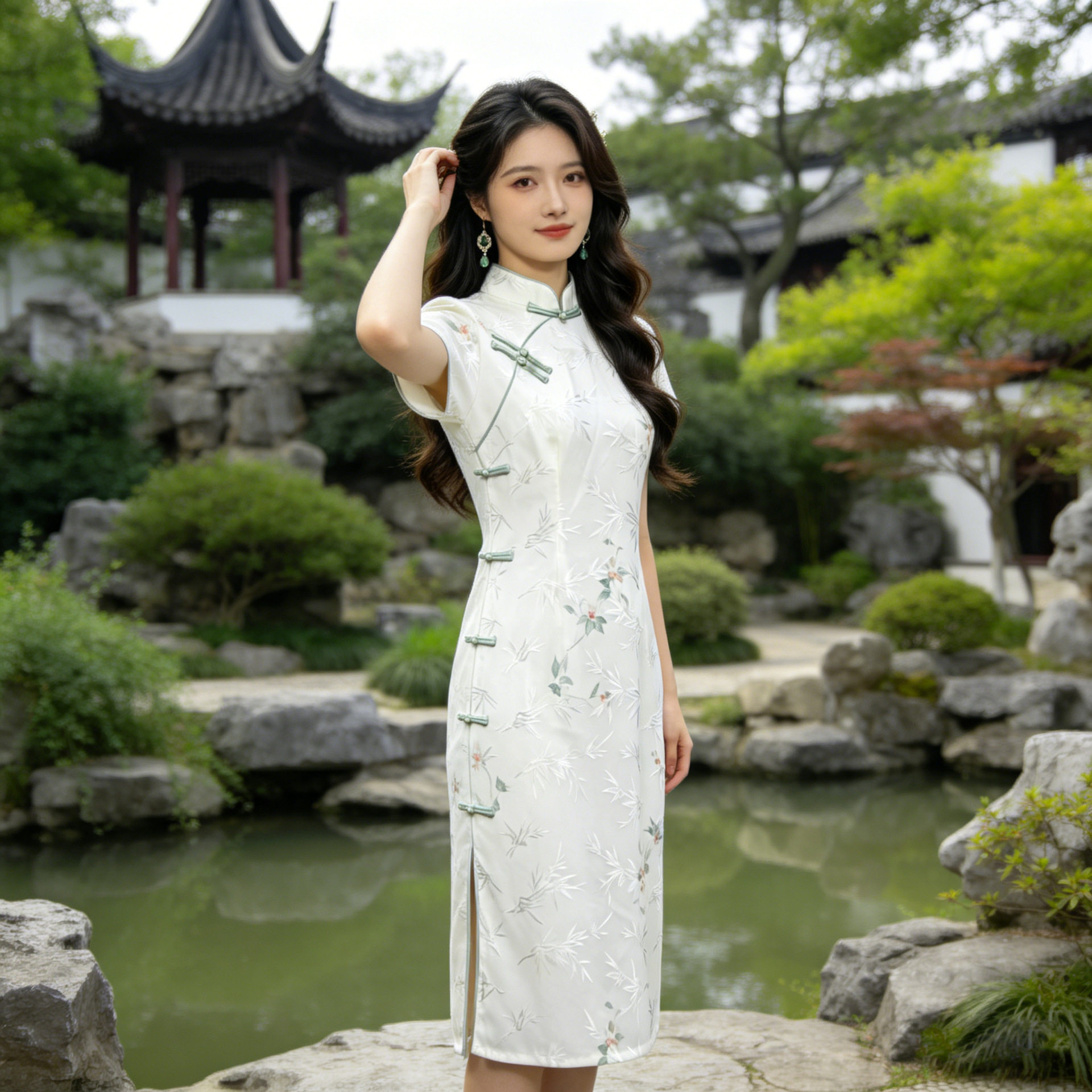 国风品质小个子旗袍新款夏季新中式连衣裙年轻款少女改良绝美日常