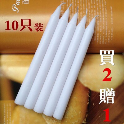 Red and white candle household lighting candles daily use