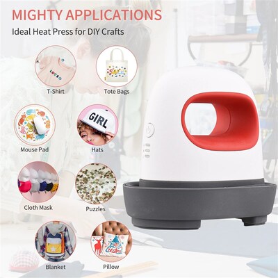 Mini Heat Press Machine TShirt Printing Easy Heating Transfe