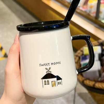 Ceramic cup cup cup hand cup water cup coarse pottery