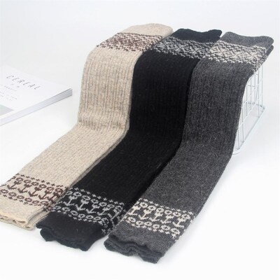 Winter warm leg warmer for women Over knee long leg socks