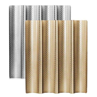 Bread Pan, Premium Nonstick Perforated Pan For French Bread