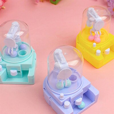 New Children Mini Grab Doll Claw Machine candy catcher ball