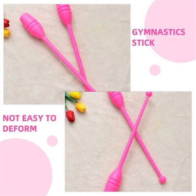 Gymnastics Stick Colored Utensils Sticks Decorative Plastic