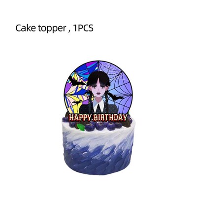 New Wednesday Addams Theme Wednesday Anniversaire Party Deco