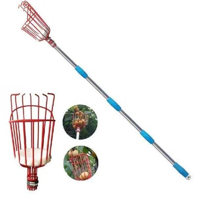 Garden Basket Fruit Picker Head with Telescopic Extendable