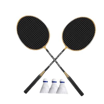 Set of 2 badminton rackets羽毛球拍2只装 成人合金分体娱乐练习