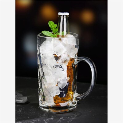 Large crystal edinger beer glass high-grade wheat cup large