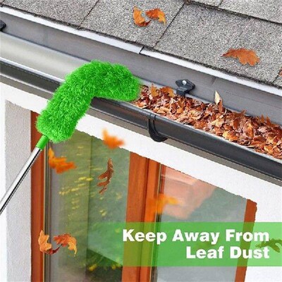 Gutter Cleaning Brush Roofing Tool with Telescopic
