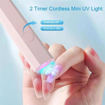 Handheld Monogram Lamp UV LED Nail Light For Curing All Gel