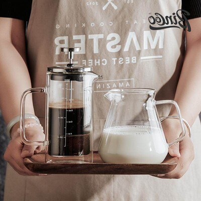600ml Stainless Steel French Press Coffee Maker tea Pot 304