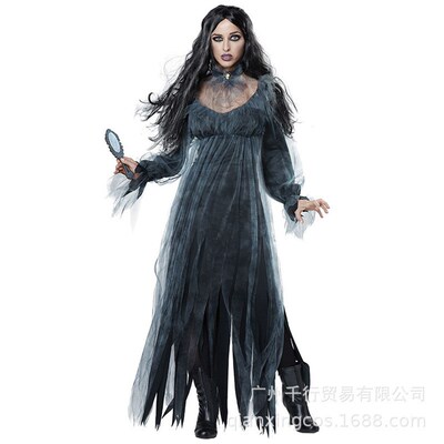 Halloween costume ghost bride witch vampire game suit