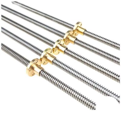 T8 Lead Screw Lead 2mm 4mm 8mm Lead Screw Trapezoidal Rod le
