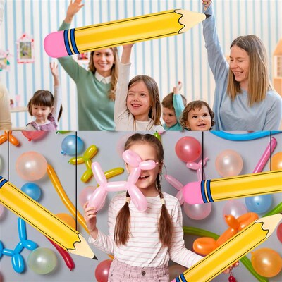 Giant Inflatable Pencil Balloon Hanging School Classroom Gar