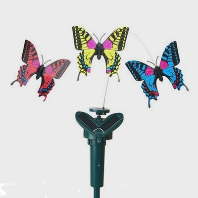 3-1PCS Solar Powered Flying Humming Bird Dancing Fluttering