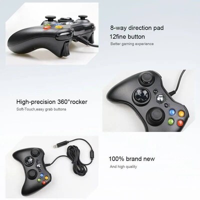 2.4g Wireless Gamepad Gaming Controller for Xbox 360/ PS3/Pc