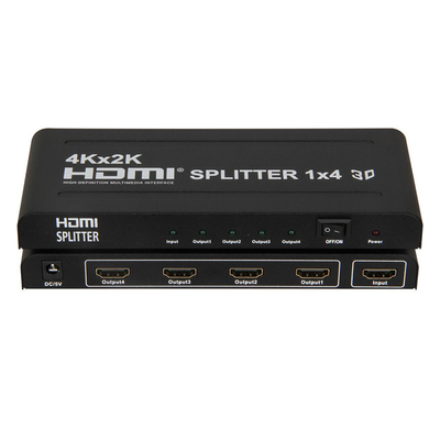 2021 Ultra HD 4K HDMI Splitter 1x4 HDMI 1 in 4 out Splitter