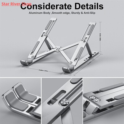 Portable Laptop Stand Aluminum Notebook Support Computer Bra