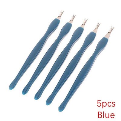 5PCS Nail Cuticle Pusher Stainless Steel Nail Cuticle