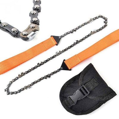 24 Inch Pocket Chain Saw Hand ChainSaw 65 Manganese Steel