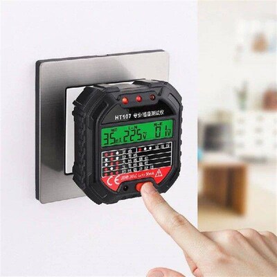 HT107 Outlet Socket Tester Digital Plug AC Voltage Detect