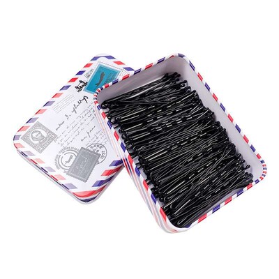 Black Hairpin One-character Clip Adult Wave Clip Headdress S