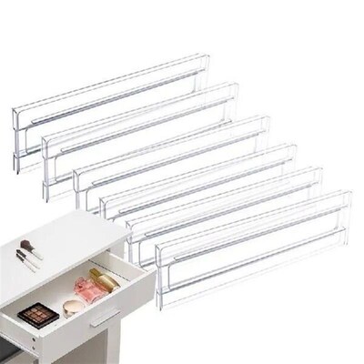 Junk Drawer Dividers 6 Pcs Drawer Organizer Divider For
