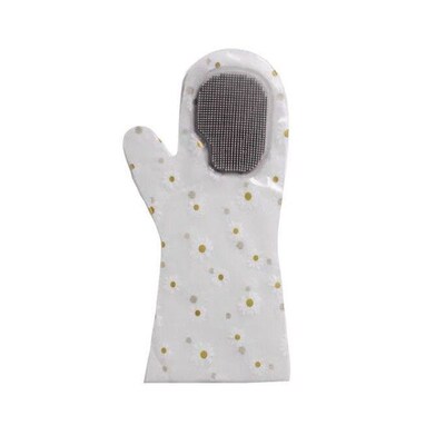 2PCS Rubber Latex Dishwashing Gloves 1 Pair Waterproof Suita