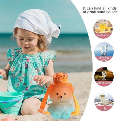 800ml Novelty Drinking Bottle Adjustable Removable Strap