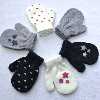Knitted gloves mitten Baby Winter Gloves Infant baby mittens