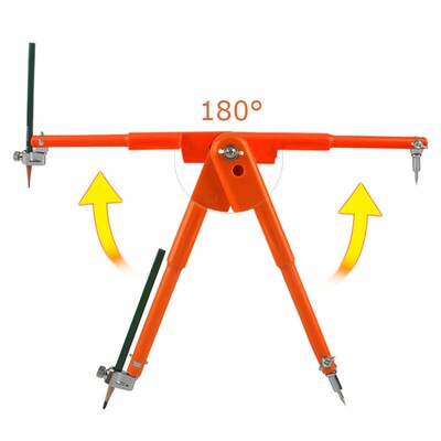 Steel Max 45/75cm Diameter Carpenter Precision Scribe Circul