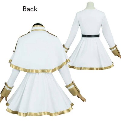 Frieren Cosplay Costume Frieren Dress with Ears Stockings