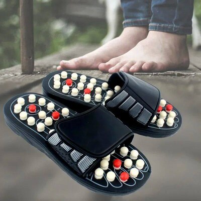 XIHAHA Spin Acupoint Massage Slippers Sandal for Men Women