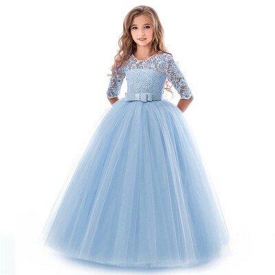 Girls Wedding Kids Dresses For Girl Party Dress Lace Princes