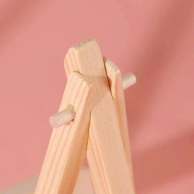 Wood Photo Frame Stand Tabletop Decorative Small Oil Paintin