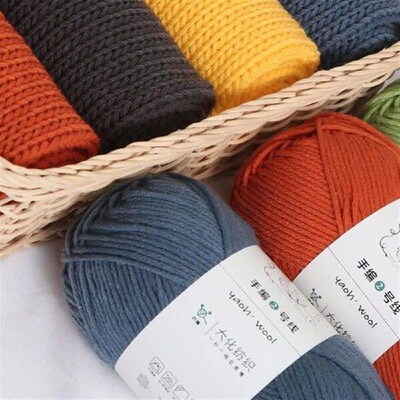 Warm Cotton Wool Yarn DIY Milk Cotton Crochet Knitting