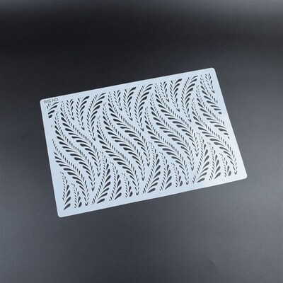 Irregular Pattern Cake Stencil Template Reusable Plastic