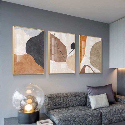 Modern Light Luxury Nordic Abstract Morandi Living Room Sofa