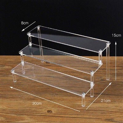 Clear Acrylic Display Stand For Figures Cupcake Shelf