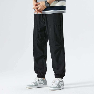 Pants Mens Summer Thin Ice Silk Mens Casual Pants tendy Br