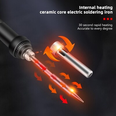 16 Pcs SL102 Soldering Iron 60 W Adjustable Temperature Ligh