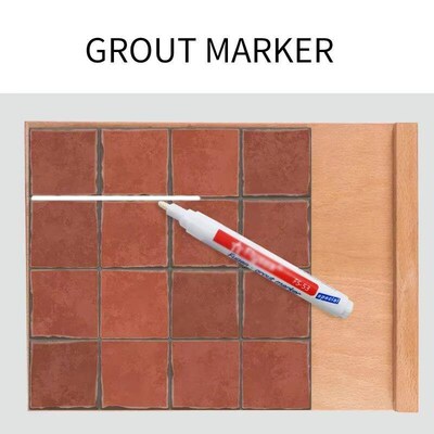 Grout Pen Waterproof Tile Marker Wall Seam Pen, for Tiles Fl