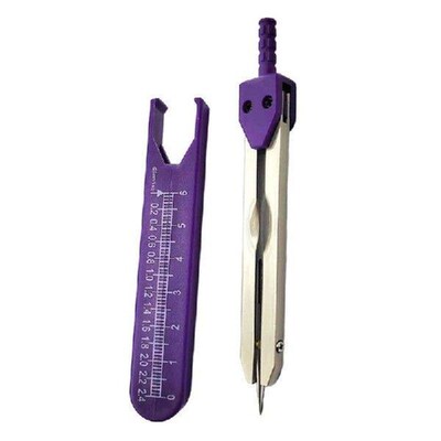 EKGCalipers Stainless Steel 02.4in Ruler Drafting Divider