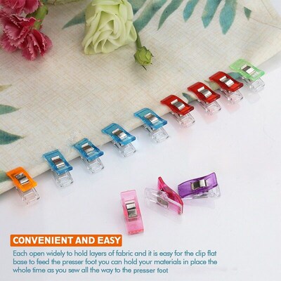 Multipurpose Sewing Clips Plastic Craft Quilting Crocheting
