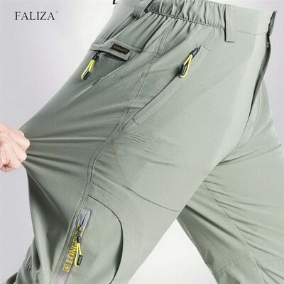 Stretchable Mens Cargo Pants Summer Men Casual Pant